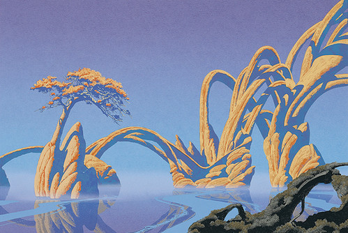 ARCHES I MORNING, Silkscreen Print | Roger Dean
