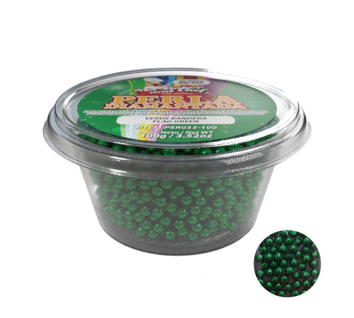 Perlas Diamantadas Verde Bandera - Green Flag Pearls | Jelloart Online Shop
