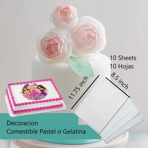 Edible Wafer Paper Sheets AD 10 Pack | Jelloart Online Shop