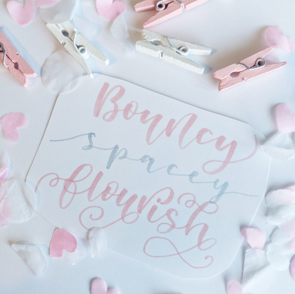 July Calligraphy Prompts - Shake up your lettering!