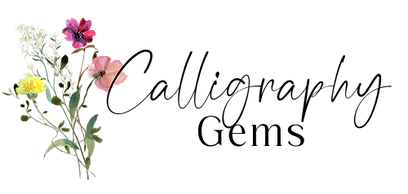 July Calligraphy Prompts - Shake up your lettering!