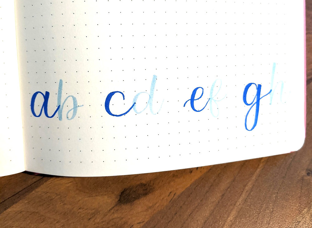 How to connect your letters in calligraphy