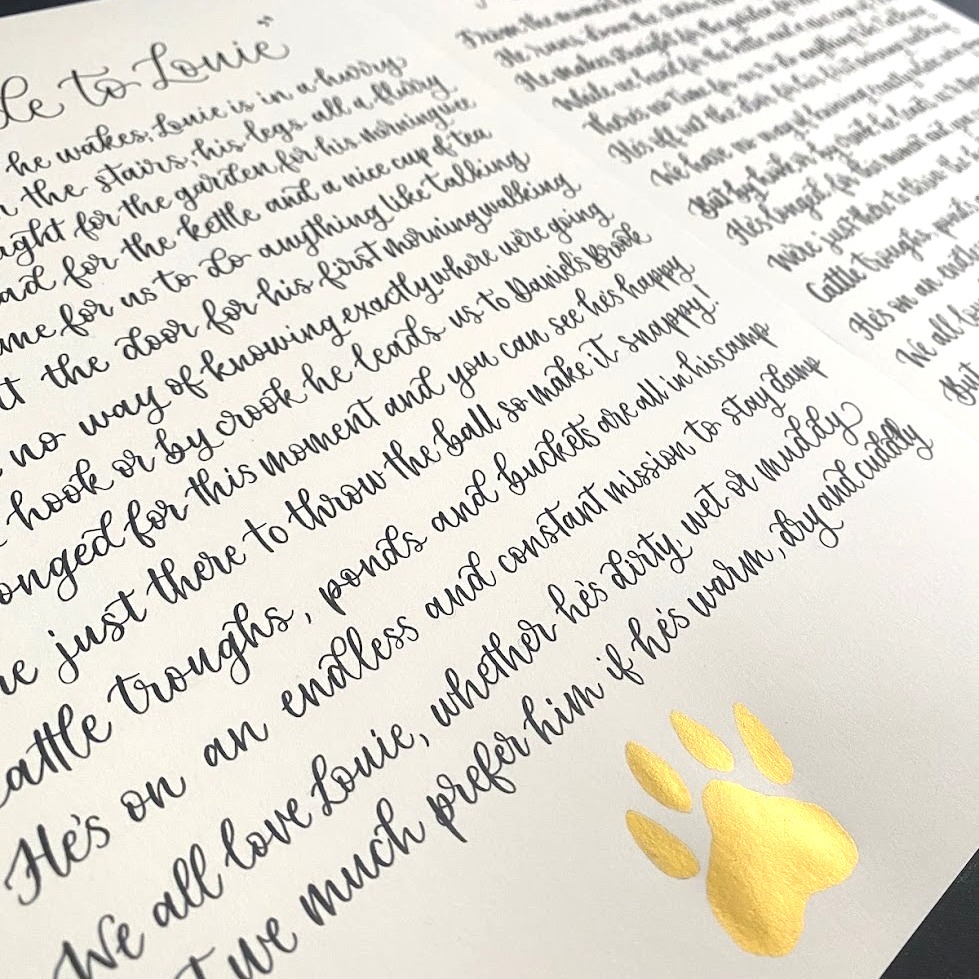 How to start offering calligraphy commissions