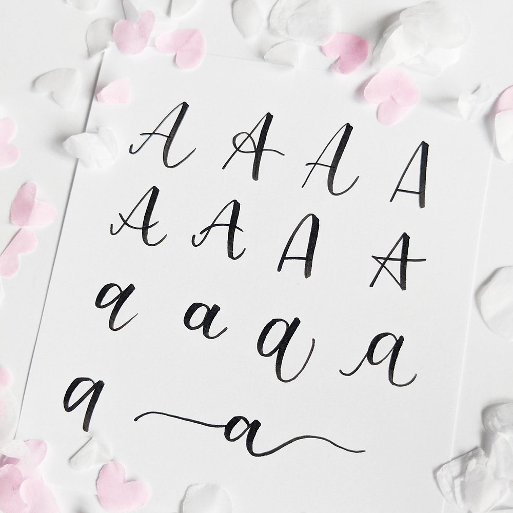 Alphabet April - April Calligraphy Prompts