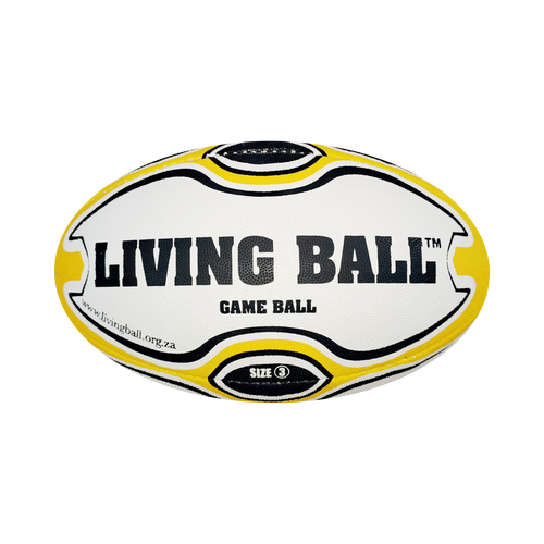 LB Rugby - Yellow - Size 3 | Living Ball