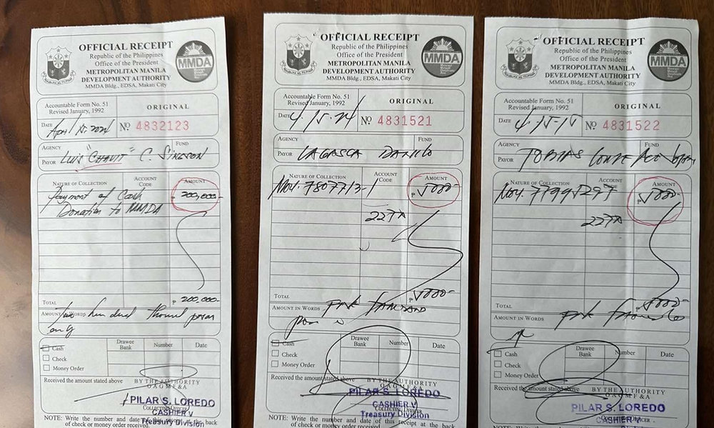 Chavit Singson, itinaas sa P200K ang reward sa MMDA enforcers Chavit Singson, itinaas sa P200K ang reward sa MMDA enforcers
