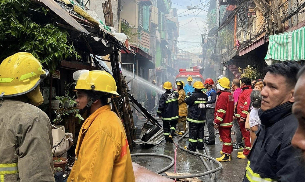 10 pamilya nasunugan sa Alabang