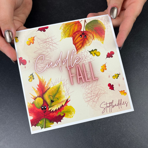 Postkarte "Cuddle Fall" | Stoffbaddies