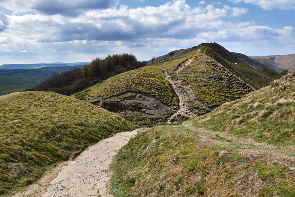 Mam Tor, The Great Ridge and Castleton