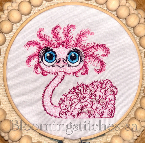 Ostrich Half | Blooming Stitches SA