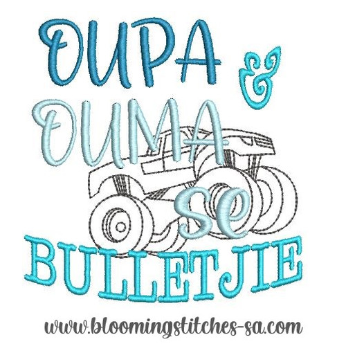 Oupa en Ouma se bulletjie | Blooming Stitches SA