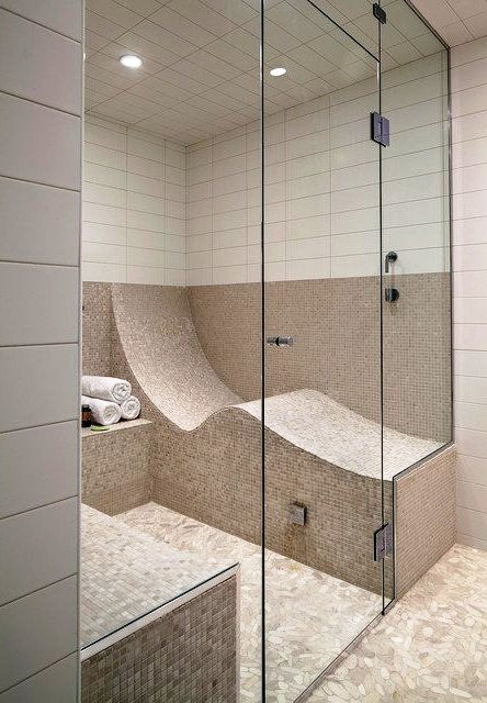 Be Comfortable in Your Shower- Built-In or Floating Benches!
