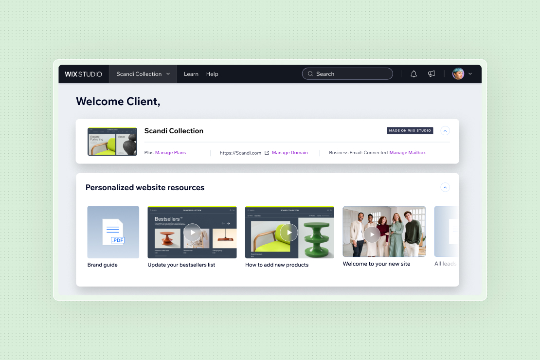 How the Wix Partners product & UX teams designed the new Studio workspace