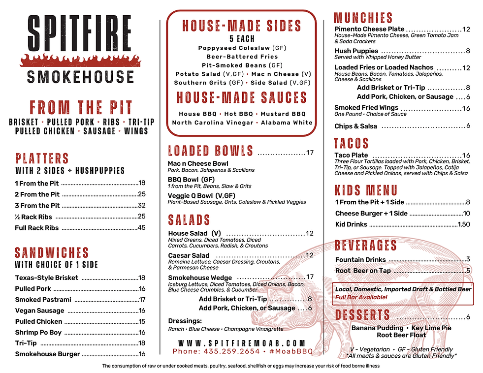 Menu | Spitfire