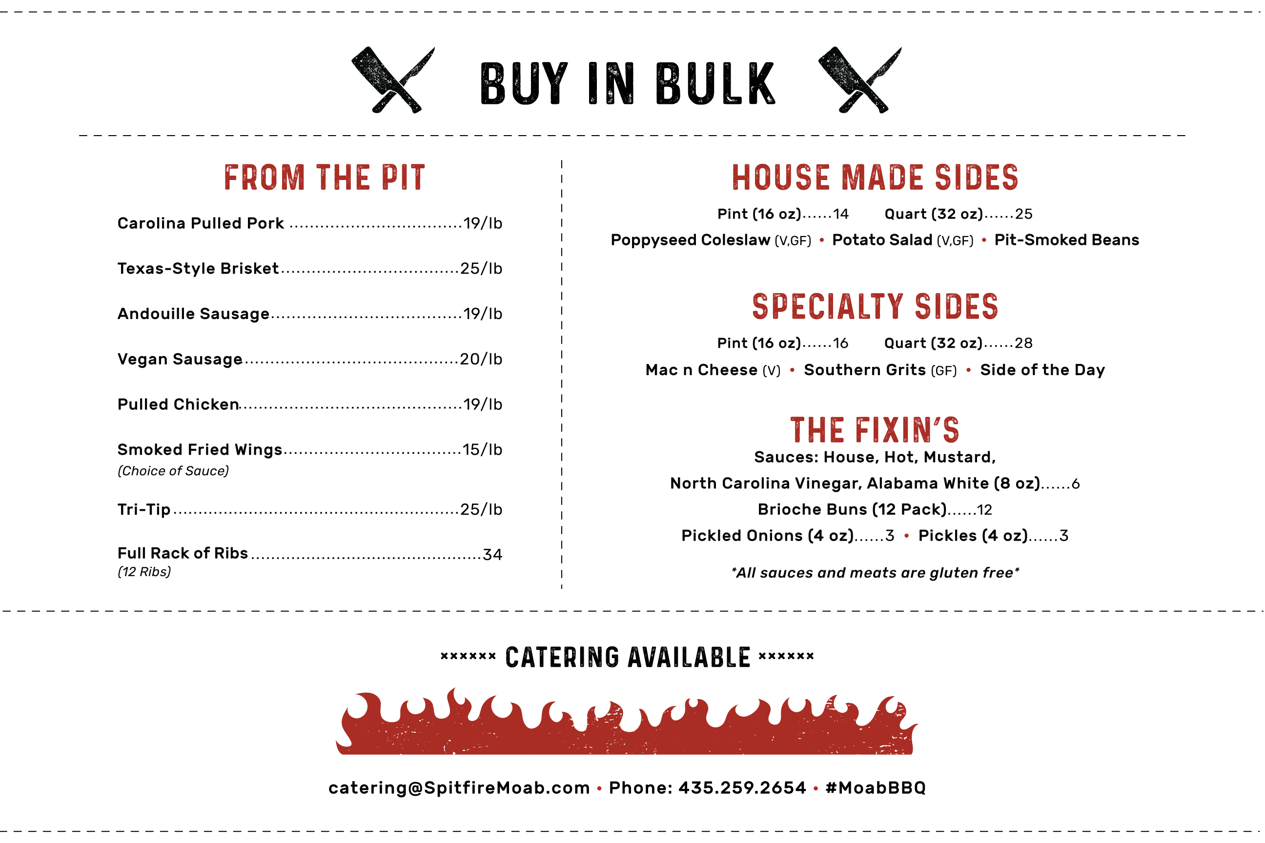 Menu | Spitfire