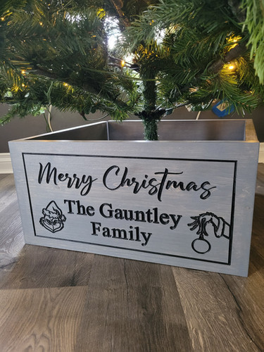 Grinch Christmas Tree Box - Collar | Made On Brookhouse