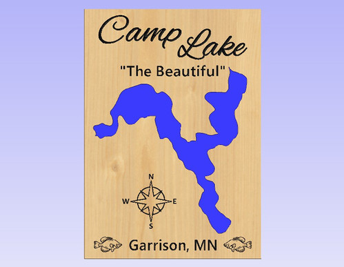 Custom Camp Lake Sign | Made On Brookhouse