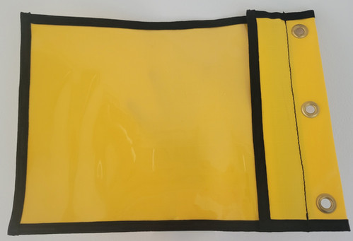 A4 Document Pouch PVC Yellow | avindustries