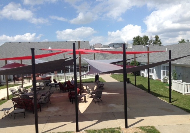 Shade-Guard St. Louis commercial shade sails, shade canopies, awnings