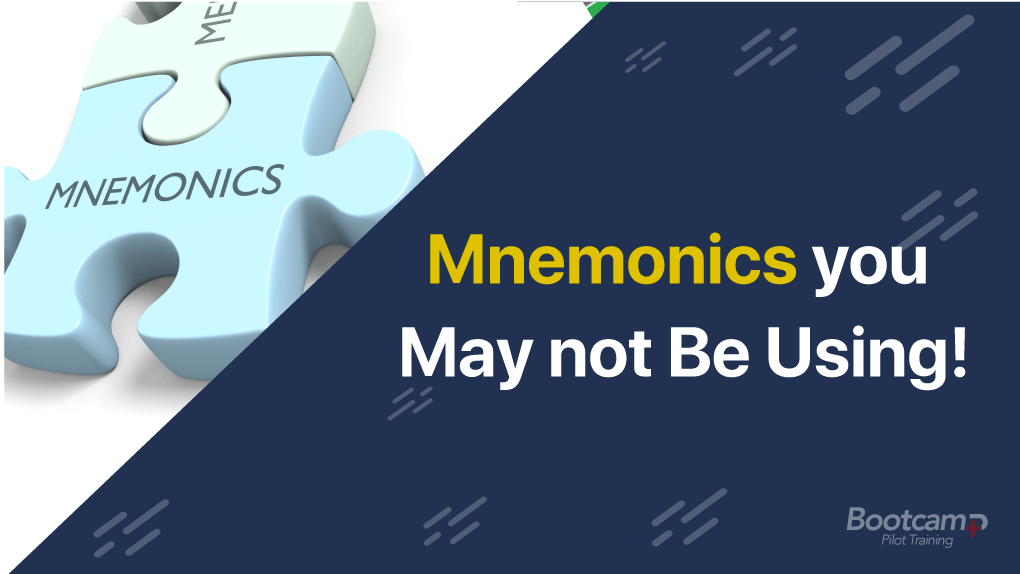 Flight Training Mnemonics | Full Discussion | Resources and More