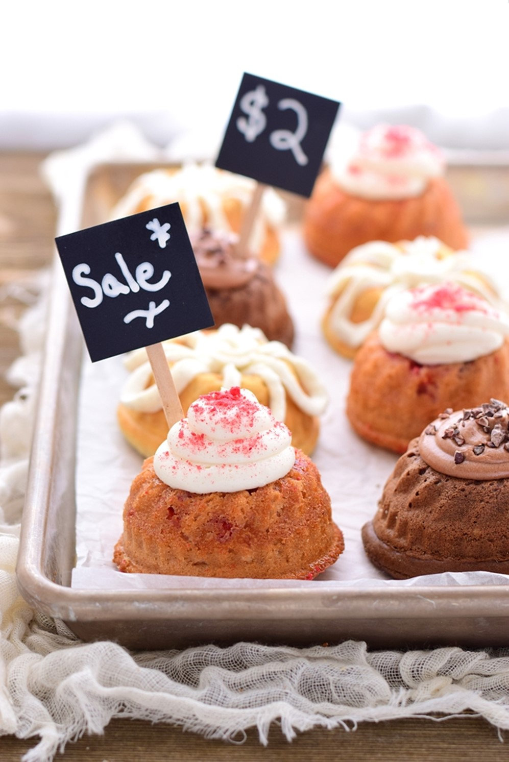 Neapolitan Mini Bundt Cakes | Crave Cheese