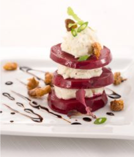 Mascarpone Layered Beets