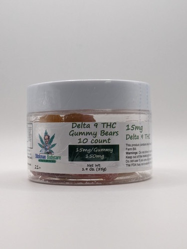 15mg Delta 9 Gummies | Stickman Bodycare