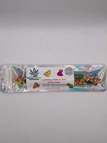 1000mg Delta 8 Nerd Rope Gummies | Stickman Bodycare
