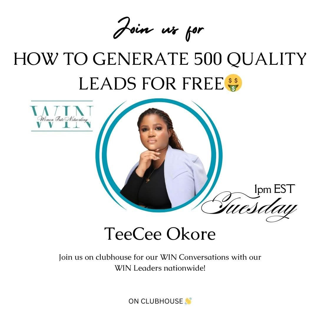 Generate Quality Leads | W.I.N. Community