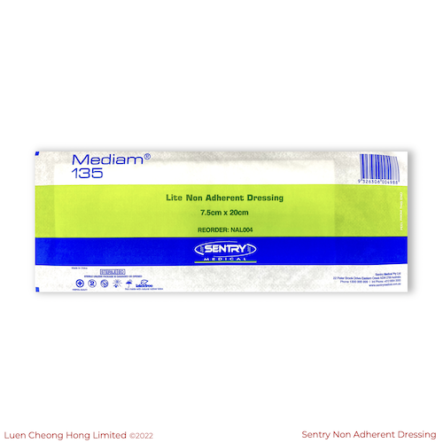 Sentry Medical Mediam Lite Non Adherent Dressing, Sterile 7.5cm x 20cm ...