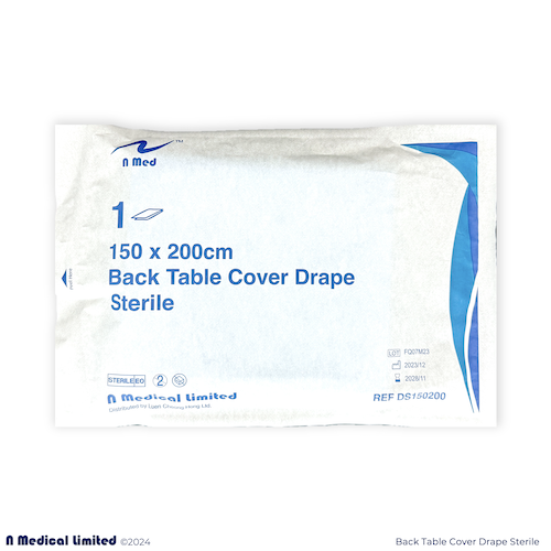 N Medical Surgical Back Table Cover Drape 150 x 200 cm, Sterile | LCH ...