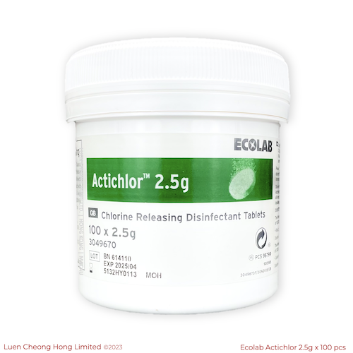 Ecolab Actichlor Disinfectant 2.5G 100 Tab Effervescemt Nadcc | LCH Pharma