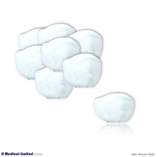 N Med Sterile Non Woven Balls 5/pkt | LCH Pharma