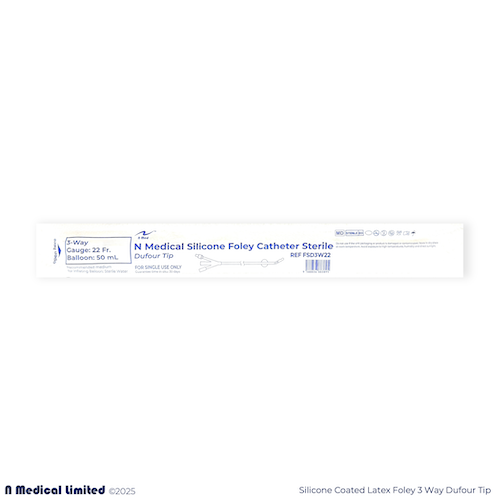N Med 矽膠彎頭導尿管(無菌) 尿喉 Dufour Tip | 聯昌行醫療供應商