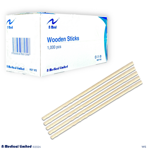 N Med Wooden Sticks 6" | LCH Since 1940