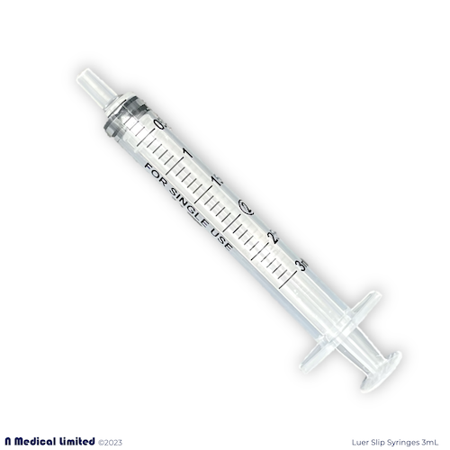 N Medical 3ml Syringe Luer Slip Sterile | LCH Pharma