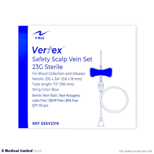 N Med Vertex Safety Scalp Vein Infusion Set | LCH Pharma