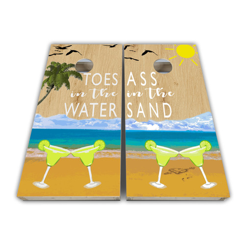 Margarita Water Sand Cornhole Game Cornhole Boards Set | Sweet Water ...