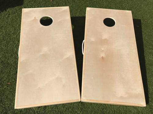 Direct Print or Blank Cornhole Board Set - Add Any Design - FREE Bags ...