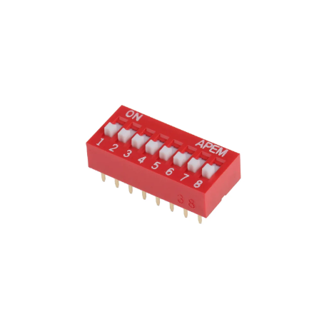 NDS08V, APEM DIP Switch | JFL Electronics