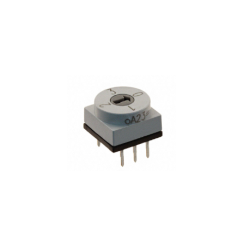 PT65112, APEM Switch Rotary DIP BCD, 4 Position, 150mA 24VDC | JFL Electronics