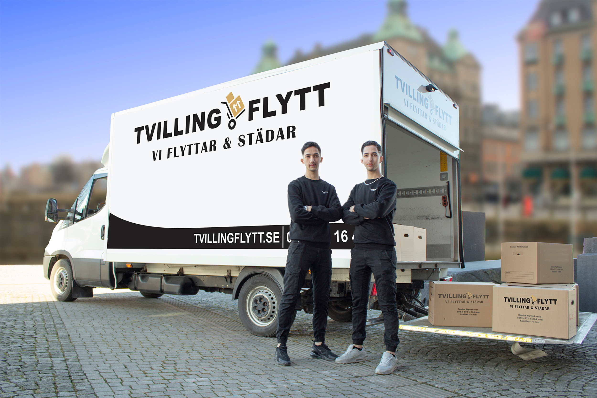 Flyttfirma & Magasinering i Karlshamn och hela Sverige | Tvillingflytt