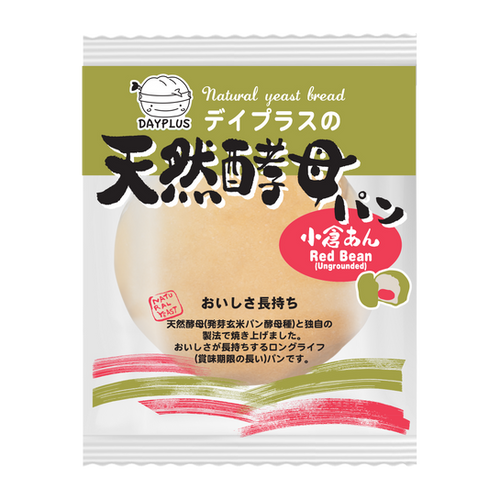 Red Bean (ungrounded) Bun (80g) | Dayplus Food