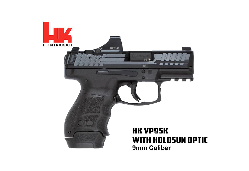 SOLD OUT! HK VP9SK with Holosun Optic 9mm Raffle 24-082