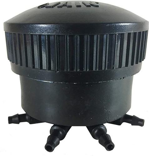 OCTA-BUBBLER BLACK 23LPH/6GPH | Hydro Mart