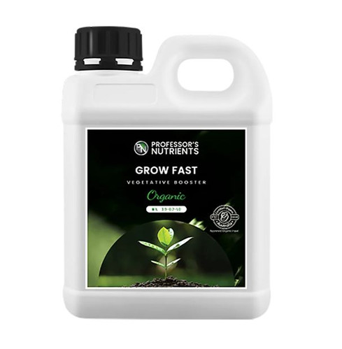 PROFESSOR'S GROW FAST ORGANIC 1L/5L VEGETATIVE BOOSTER GROWING NUTRIENT ...