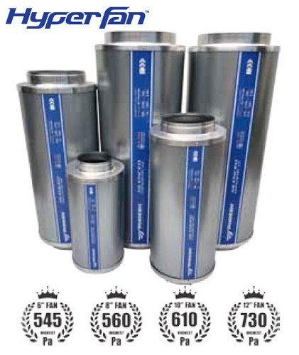 SILENCED STEALTH PHRESH HYPERFAN V2 FAN INLINE DUCT INCH EXTRACTOR | Hydro Mart