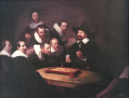 'The First Anatomy Lesson' - Print by Dave Pollot | Dave Pollot