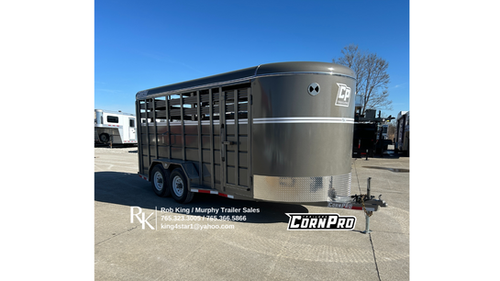 2026 Corn Pro Trailers 18' Livestock BP | RobKingMurphyTrailer