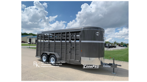 2026 Corn Pro Trailers 18' Livestock BP | RobKingMurphyTrailer